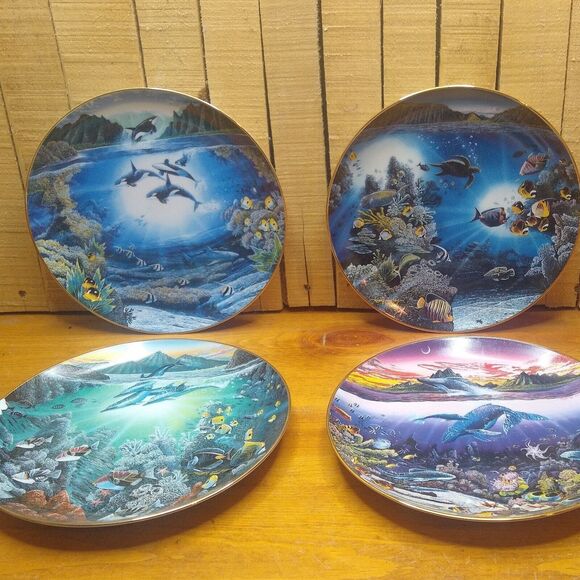Danbury Mint | Dining | Underwater Paradise Danbury Mint Robert Lyn ...